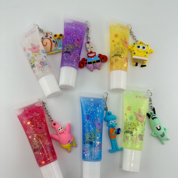 SpongeBob Squarepants | Makeup | Spongebob Squarepants Lipgloss 6 Pack ...